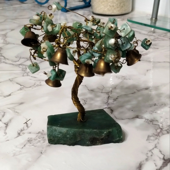 Accents | Vintage Japanese Brass Jade Tree | Poshmark
